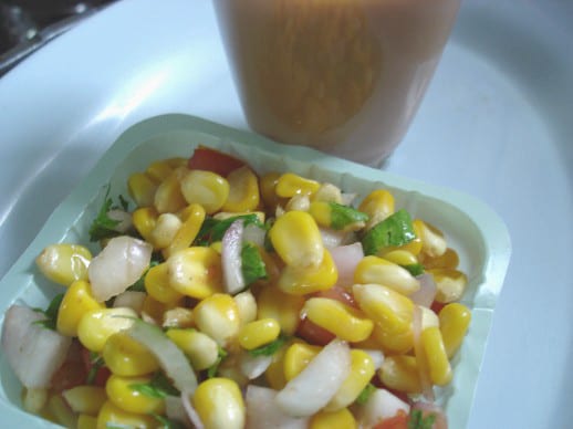 Friday Monsoon Magic-Corn Chat Recipe | My Foodcourt