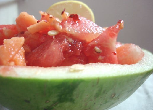 Watermelon Papaya Salad Recipe | My Foodcourt