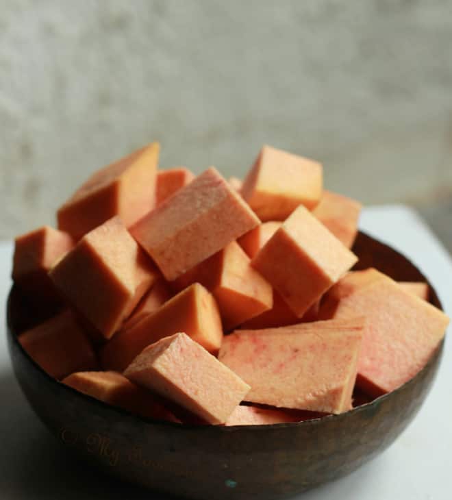 Chatpata Jimmykand Recipe | My Foodcourt